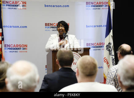 Candy Carson, wife of Republican presidential candidate, Ben Carson ...