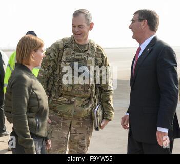Stephanie Carter, wife of US Secretary of Defense Ash Carter, smiles as ...