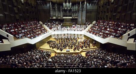 interior view of the Gewandhaus concert hall in Leipzig, Germany Stock ...