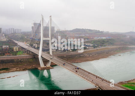 Yibin, Sichuan province, China - The view of Yibin city, a small city ...