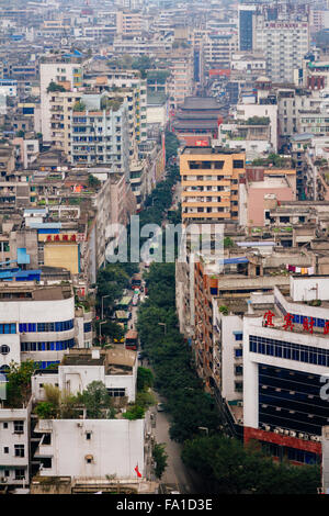 Yibin, Sichuan province, China - The view of Yibin city, a small city ...