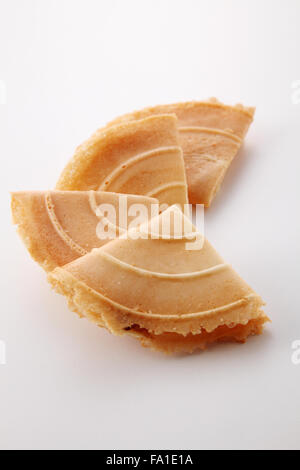 Kuih Kapit or the Malaysian Chinese Love Letter biscuit over white ...