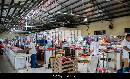 Popular food market at Panama City showing the traditional foods from ...