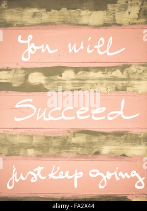 Hand writing sign You Will Succeed. Concept meaning Inspiration ...