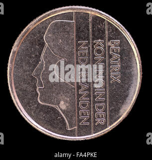 Money coin, 1 guilder, Netherlands Stock Photo - Alamy
