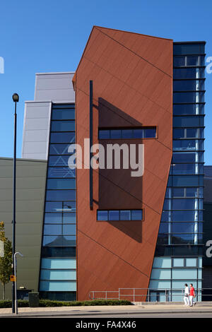 Exterior of Trinity Walk, Wakefield from Marsh Way. Copy space for text ...