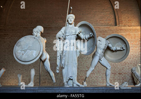 War goddess Athena, about 500 BC, Glyptothek, Munich, Bavaria, Germany ...