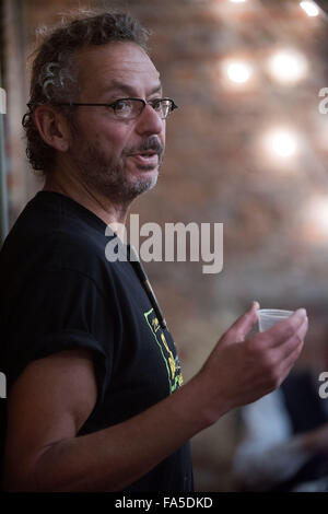 Ann Arbor, MI, USA. 21st Apr, 2014. Tim Haldeman plays jazz on his ...
