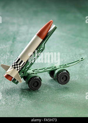 plastic toy missile with carrier Stock Photo - Alamy