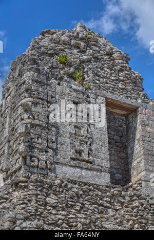 Structure XX, Mayan Ruins, Chicanna Archaeological Zone, Campeche State ...