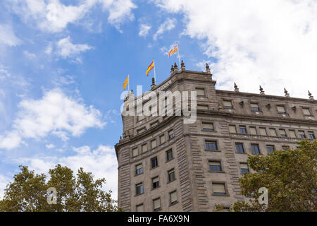 National central Bank of Spain building, Malaga, Andalusia, Spain Stock ...