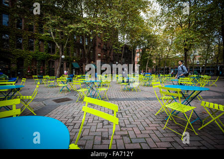 Occidental Park is in the heart of the historic Pioneer Square district ...