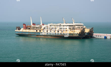 Old rusty ferry boat for island hopping in Thailand Stock Photo - Alamy