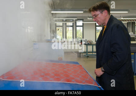 Coldrerio, Switzerland - 21 october 2002: Businessman giving a ...