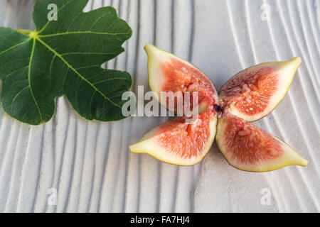 black figs in petal shape Stock Photo - Alamy