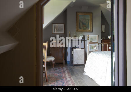 An attic room at Max Gate, Dorset. The writer Thomas Hardy designed Max ...