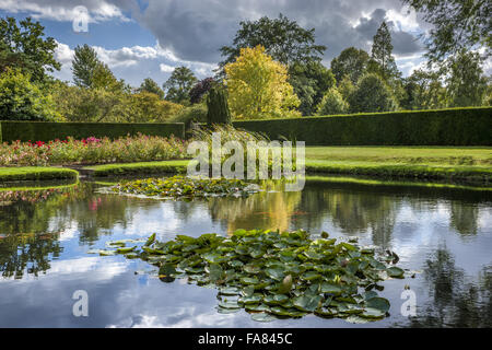 The lily pond at Bateman's, East Sussex. Bateman's was the home of the ...