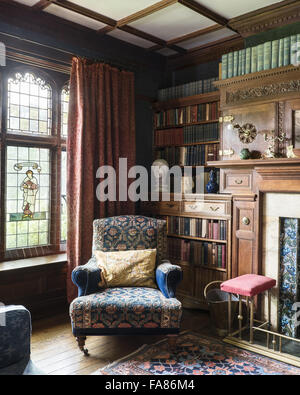 An interior view of Wightwick Manor and Gardens, West Midlands ...
