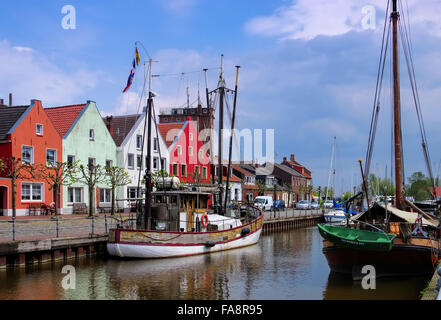 Harbor of Weener Stock Photo - Alamy