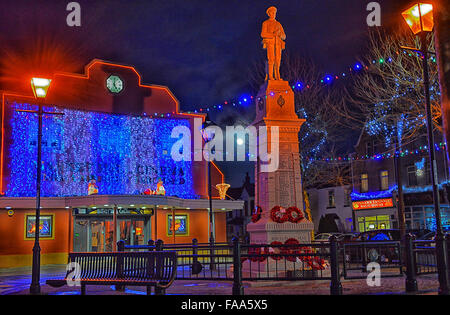 Market Hall Cinema Brynmawr Stock Photo - Alamy