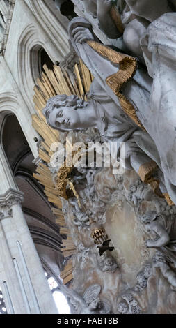The interior of Amiens Cathedral in France is a masterpiece of Gothic ...