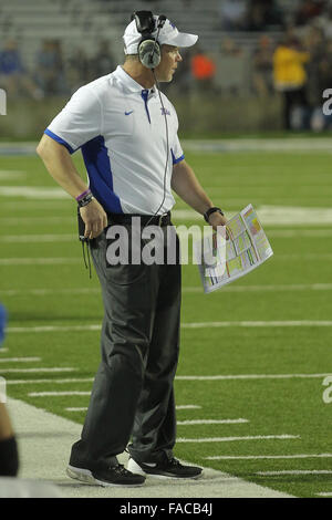 Tulsa head coach Philip Montgomery watches during the first half of an ...