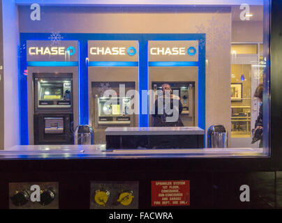 JP Morgan Chase ATM machines in Greenwich Village in New York City ...
