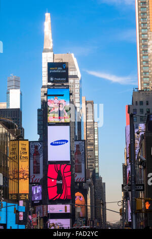 Times Square Advertising and Buildings, NYC Stock Photo - Alamy