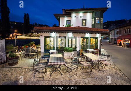 The Inat Kuca or The House of Spite is a traditional Bosnian restaurant ...