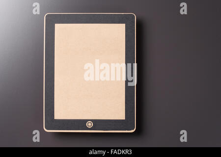dummy tablet PC on the gray background Stock Photo - Alamy