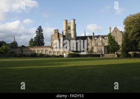 Horsley Towers, East Horsley Surrey, England a mock Tudor mansion built ...