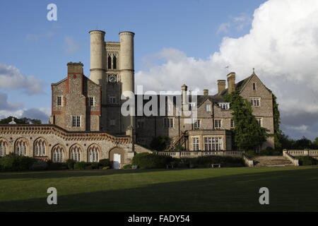 Horsley Towers, East Horsley Surrey, England a mock Tudor mansion built ...