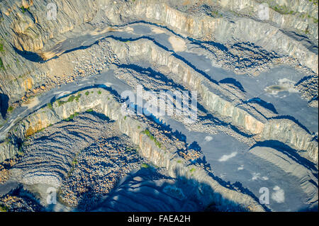 Aerial view of a quarry in Harford County, Maryland Stock Photo - Alamy