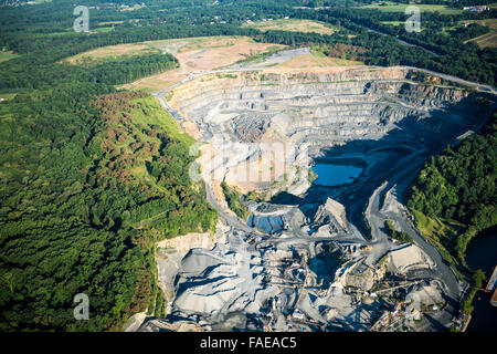 Aerial view of a quarry in Harford County, Maryland Stock Photo - Alamy