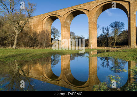 Thomas Telford's elegant Lothian Bridge over the Tyne Water near ...