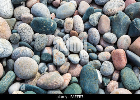 Rocky Pebble Beach in Marathon Ontario Canada on the shore of Lake ...