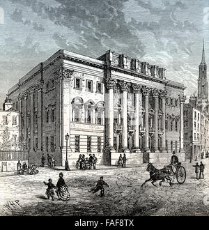 BUILDINGS: Goldsmith's Hall, Foster Lane, antique print 1830 Stock ...
