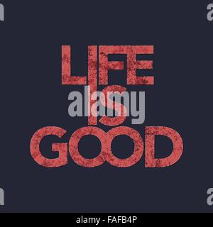 Life is cool and so you are typography design illustration for t shirt ...
