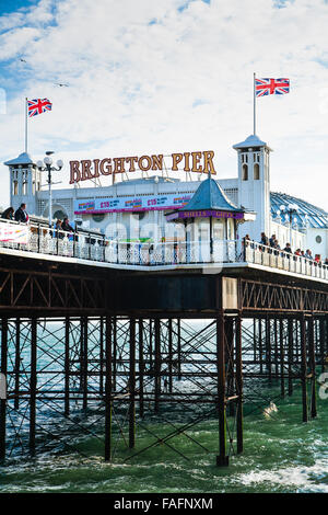 Brighton Pier amusements Stock Photo - Alamy