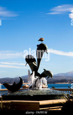 Dolphin statue in Monterey, California Stock Photo - Alamy