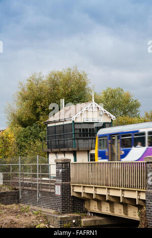 East Holmes railway signal box, Lincoln, Lincolnshire, England, UK ...