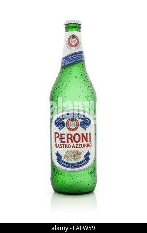Peroni Nastro Azzurro bottle of Italian beer Peroni Nastro Azzurro is ...