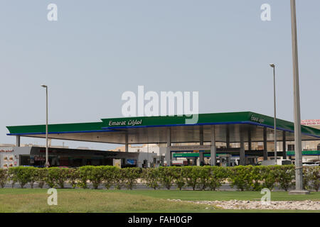 Dubai, Emarat petrol station, United Arab Emirates Stock Photo - Alamy