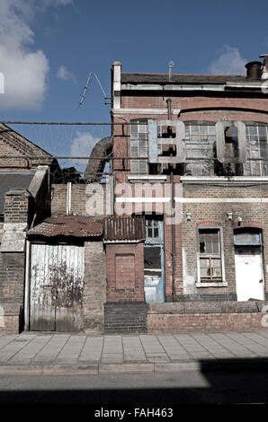 The derelict Boris factory in Hackney, London Stock Photo - Alamy