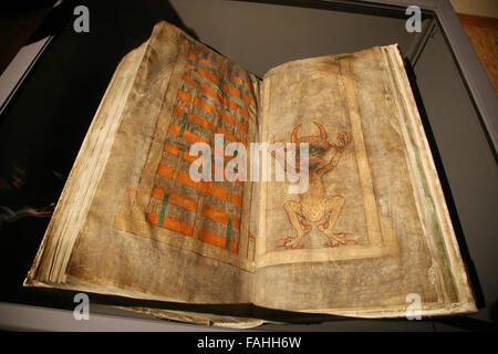 The Codex Gigas also known as the Bible of the Devil, the largest ...