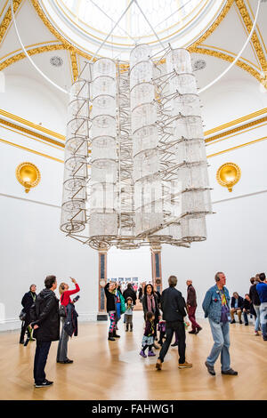 Chinese artist Ai Weiwei's artwork "Fountain of Light" at The Louisiana ...