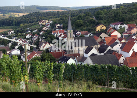 Europe Germany Lauda town Stock Photo - Alamy
