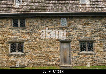 Guilford, Connecticut: Historic stone 1639 Rev. Henry Whitfield House ...