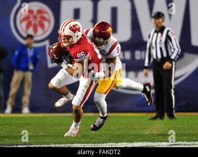December 19, 2015. Alex Erickson #86 of Wisconsin in action during the ...