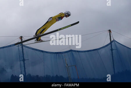 Mackenzie Boyd-Clowes, of Canada, soars through the air during his ...